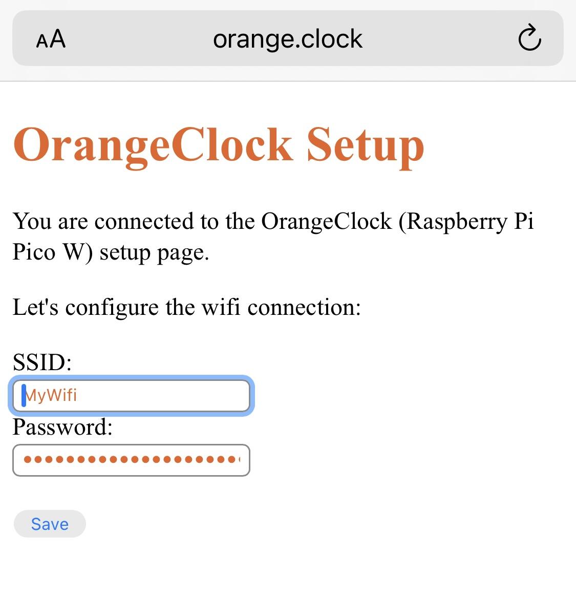 OrangeClock – A Bitcoin timepiece for everyone